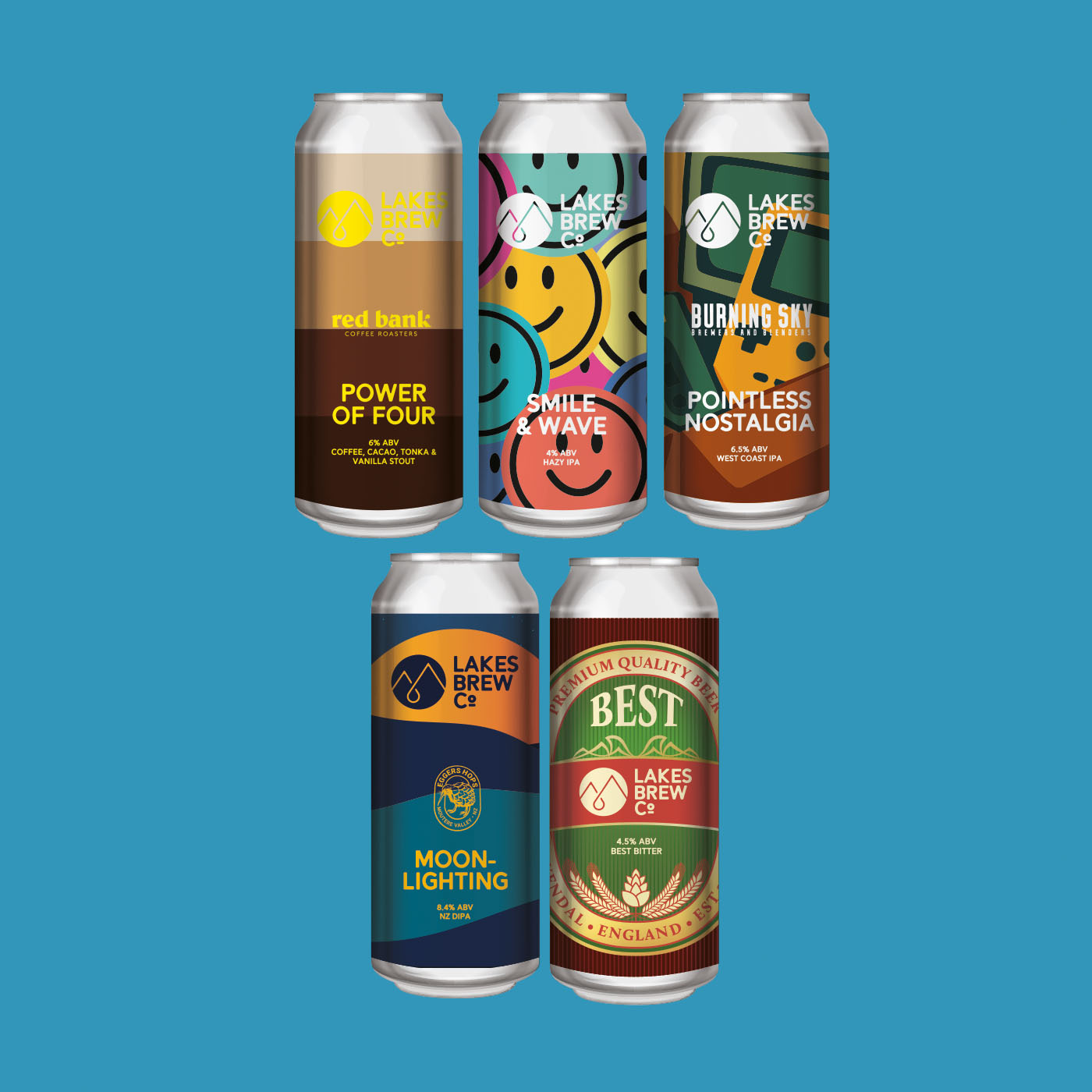 Super Specials Box - 5 x 440ml Cans - Lakes Brew Co